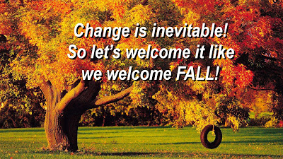 Welcome Fall! Welcome Change! - My Peace Zone